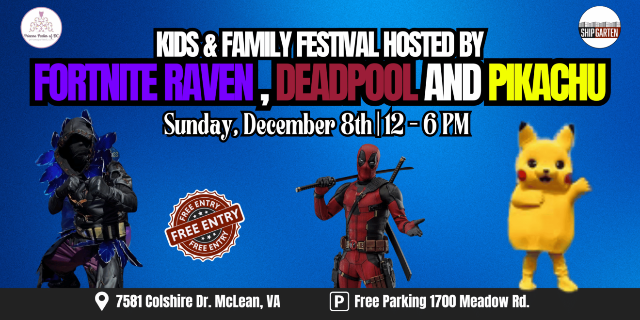 Fortnite Raven, Deadpool, and Pikachu Host Kids and Family Festival ...