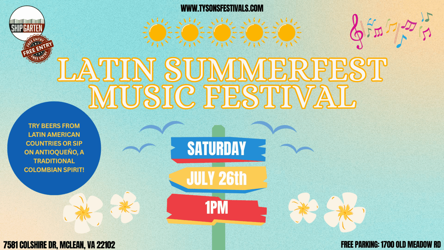Latin Summerfest Music Festival - Shipgarten