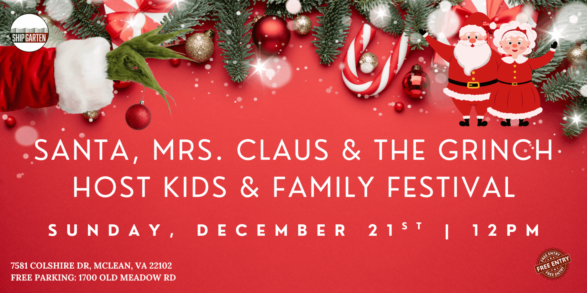 Santa, Mrs. Claus, and the Grinch Host Kids and Family Festival ...