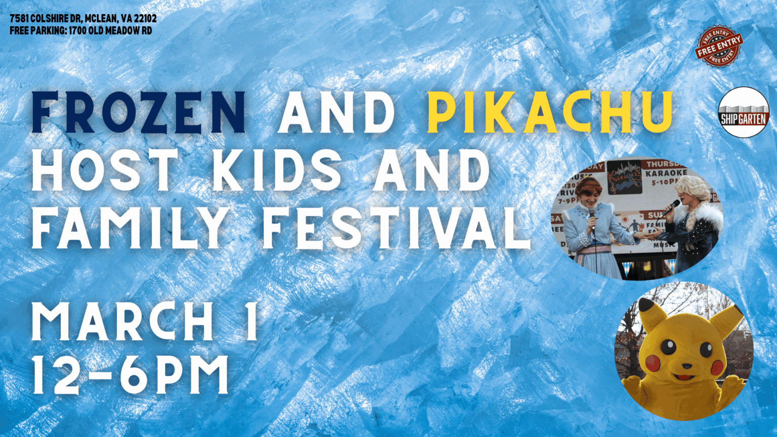 Frozen and Pikachu Event - Shipgarten